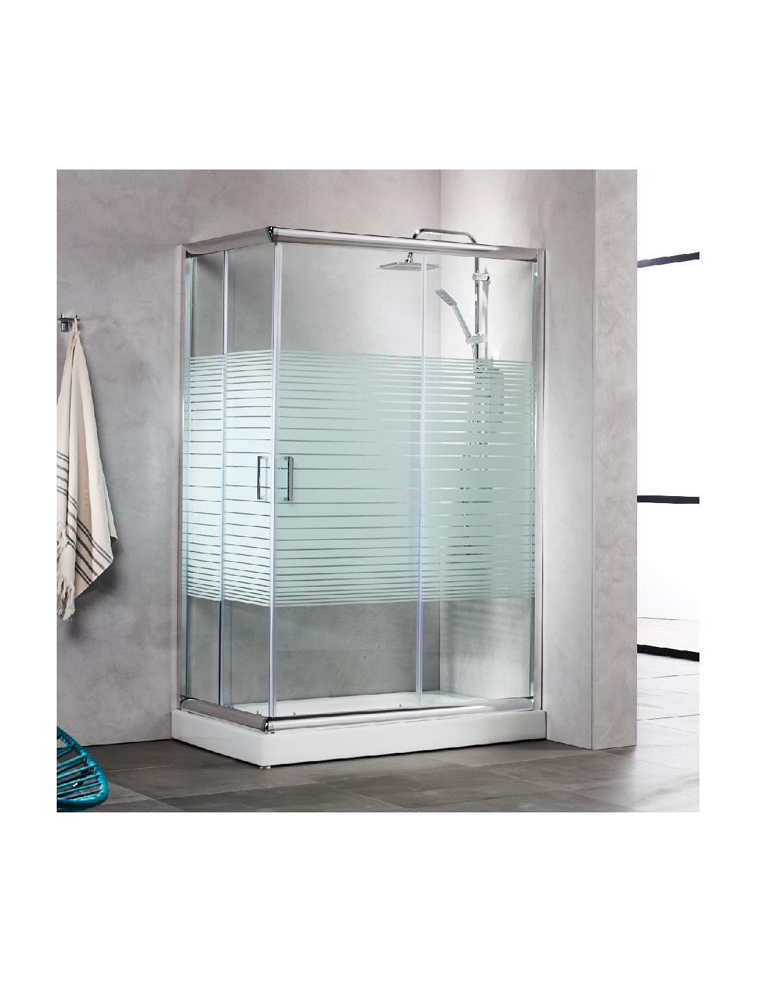 ΚΑΜΠΙΝΑ NEW TEMA 80x120 ΠΑΡΑΛΛΗΛΟΓΡΑΜΜΗ ΣΕΡΙΓΡΑΦΙΑ ΚΡΥΣΤΑΛΛΟ 6mm